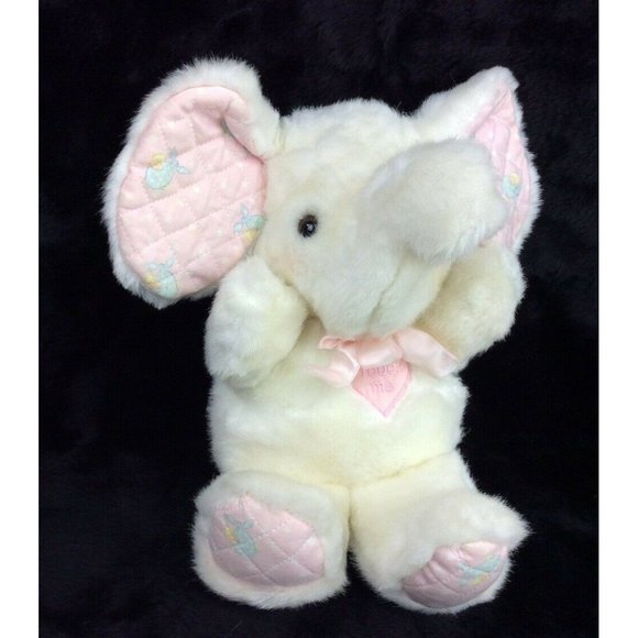 Toys "R" Us | Toys | Toys R Us Elephant Pink Heart Touch Me Off White ...